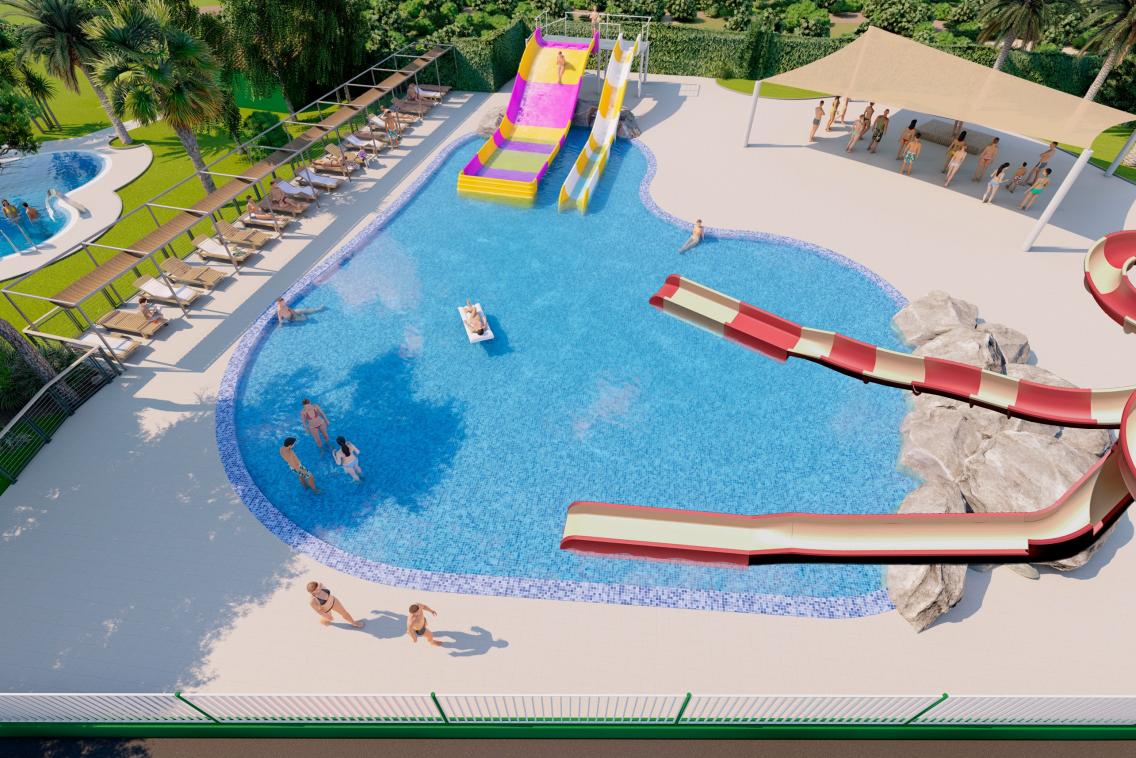 Camping avec piscines et toboggans à Playa de Aro