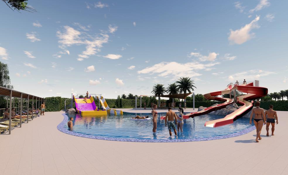 Camping avec piscines et toboggans à Playa de Aro